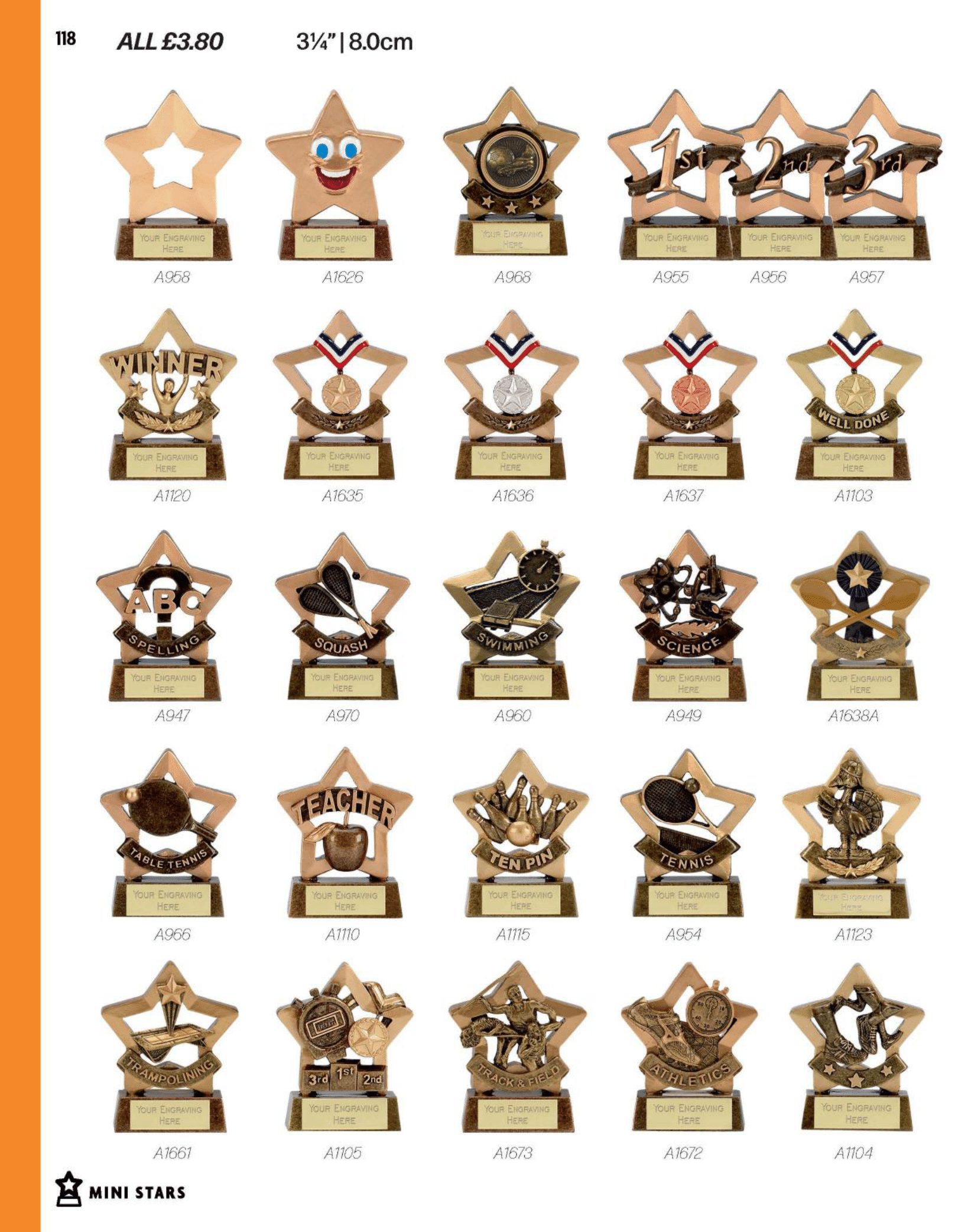 School Trophies and Awards