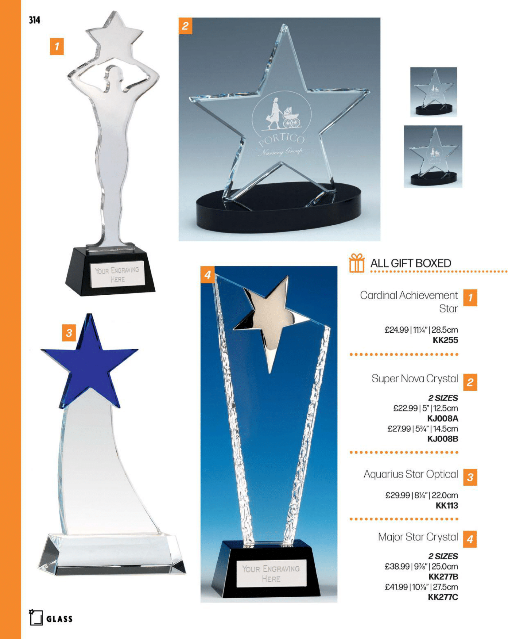 Stars - Glass Awards