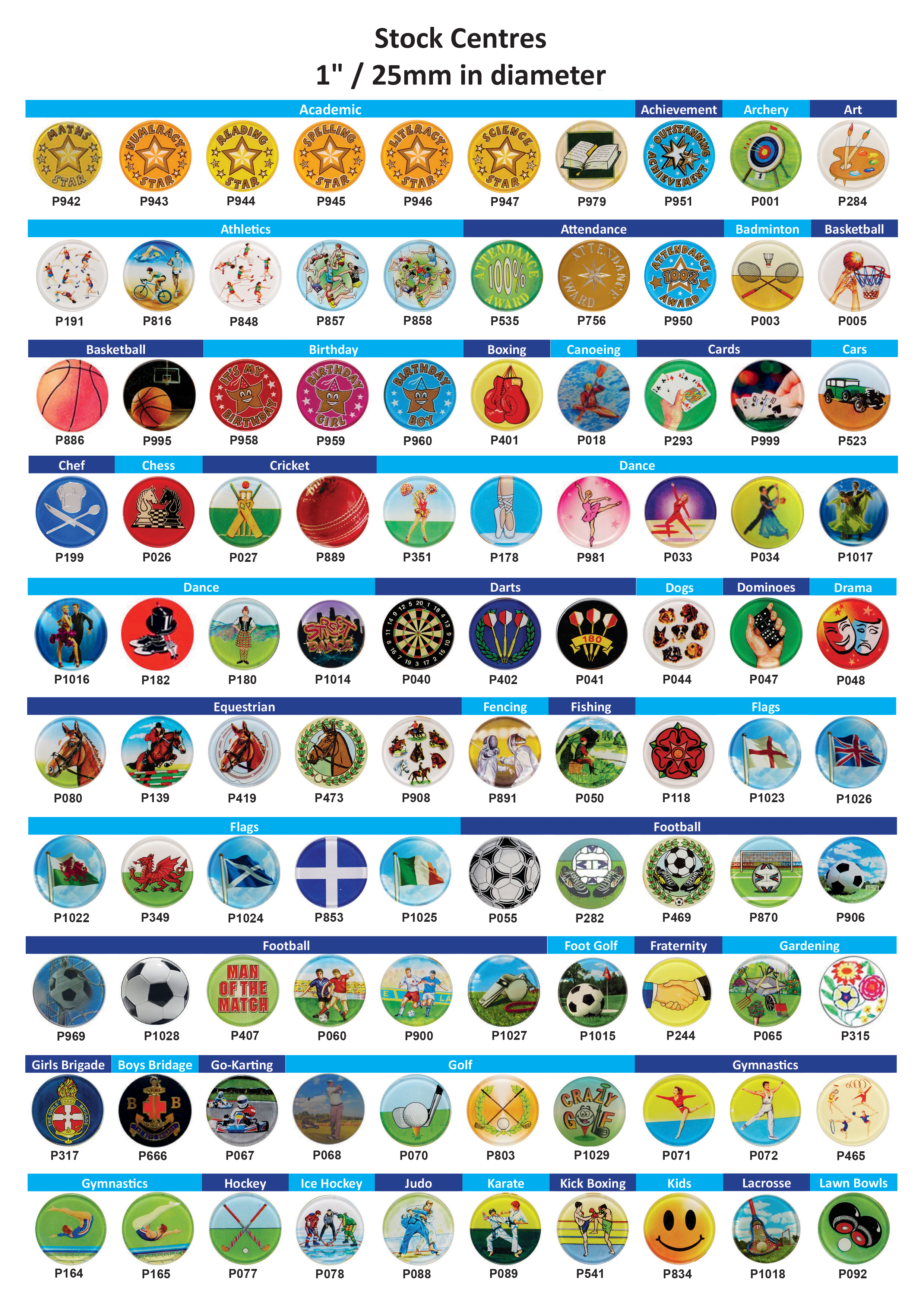 Stock Trophy Centres