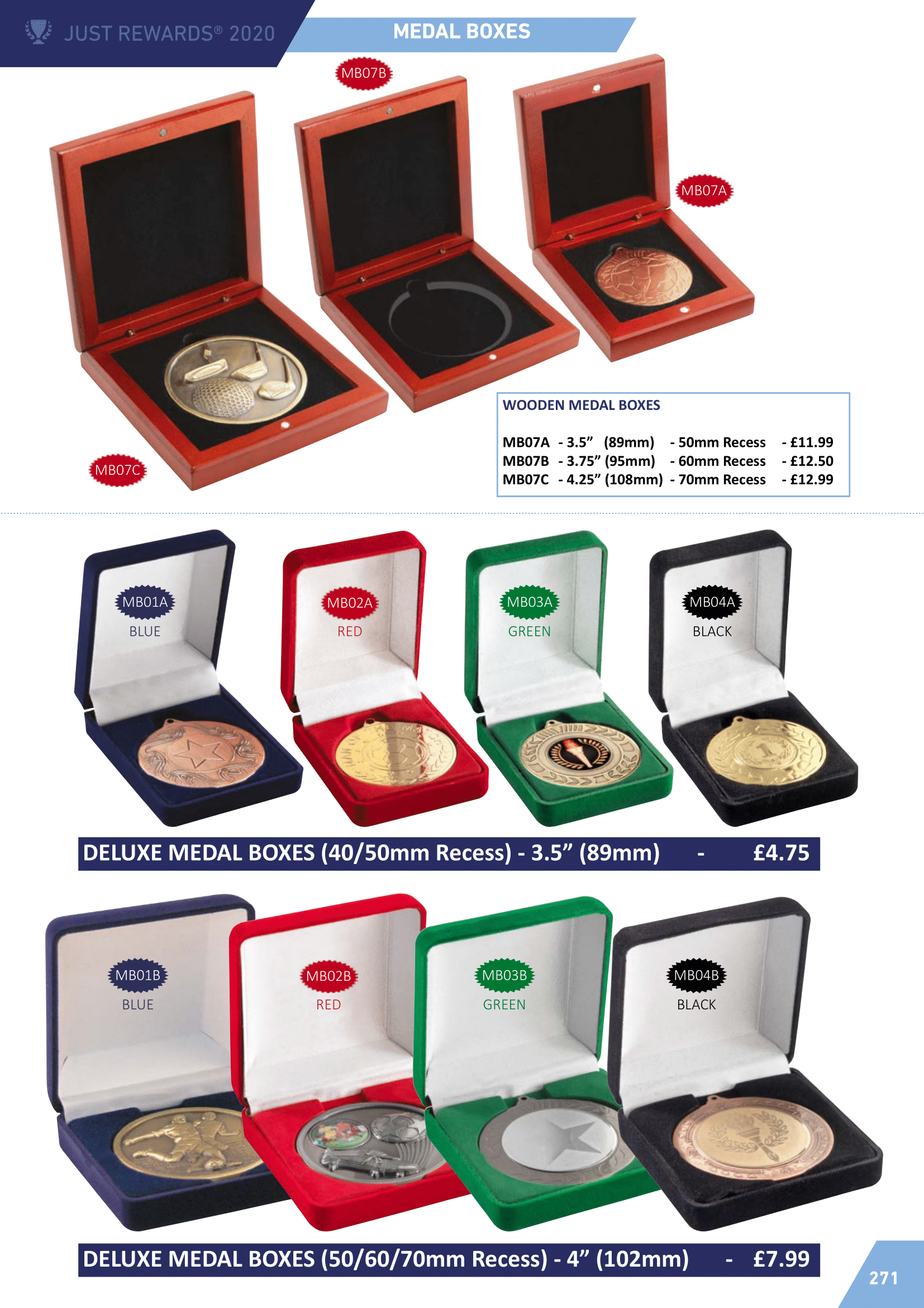Medal Boxes
