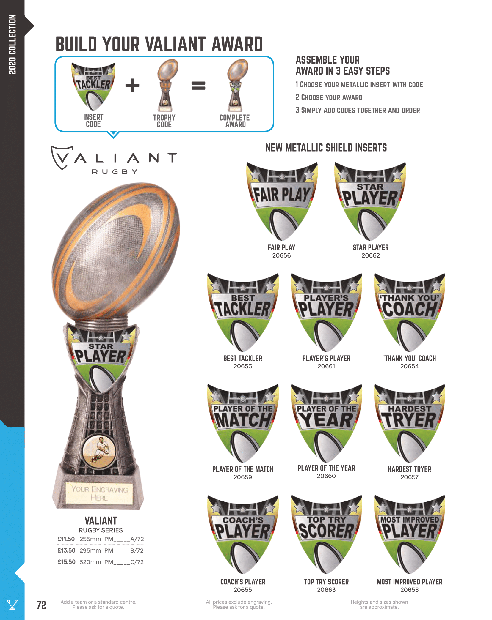 Rugby 1 Trophies and Awards