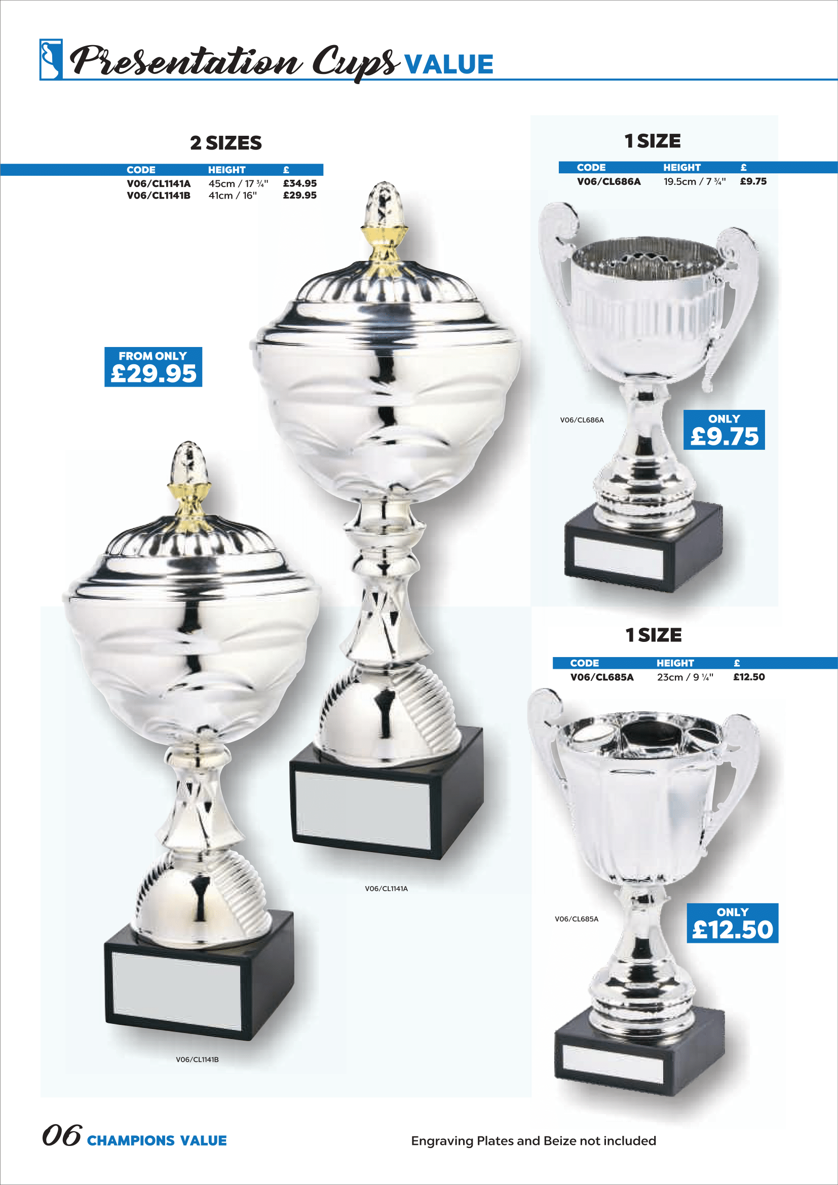 Sale Presentation Cups