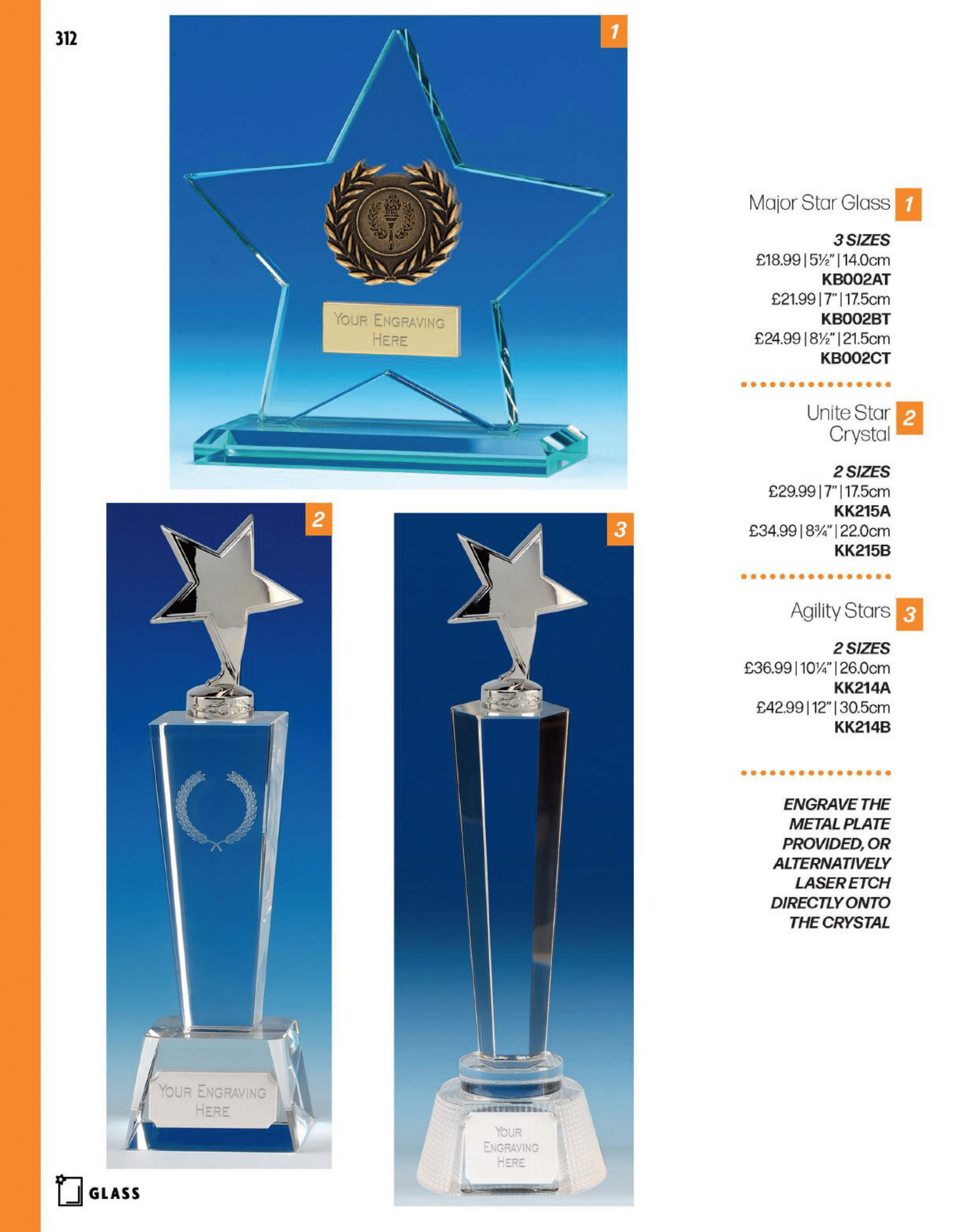 Stars - Glass Awards