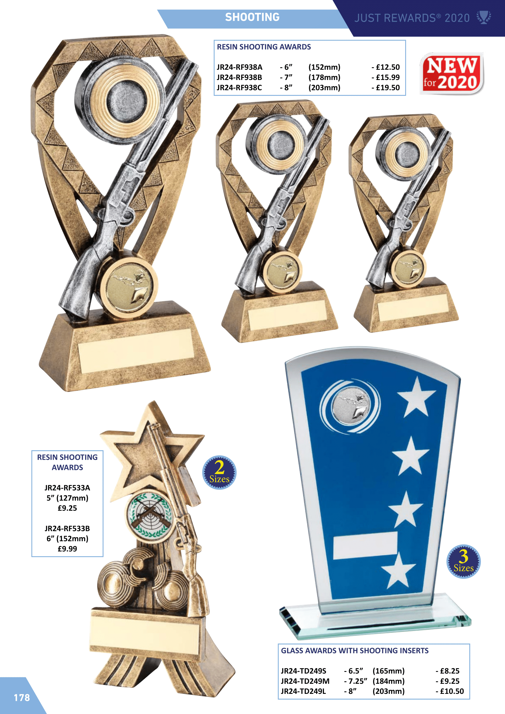Clay Pigeon Trophies and Awards
