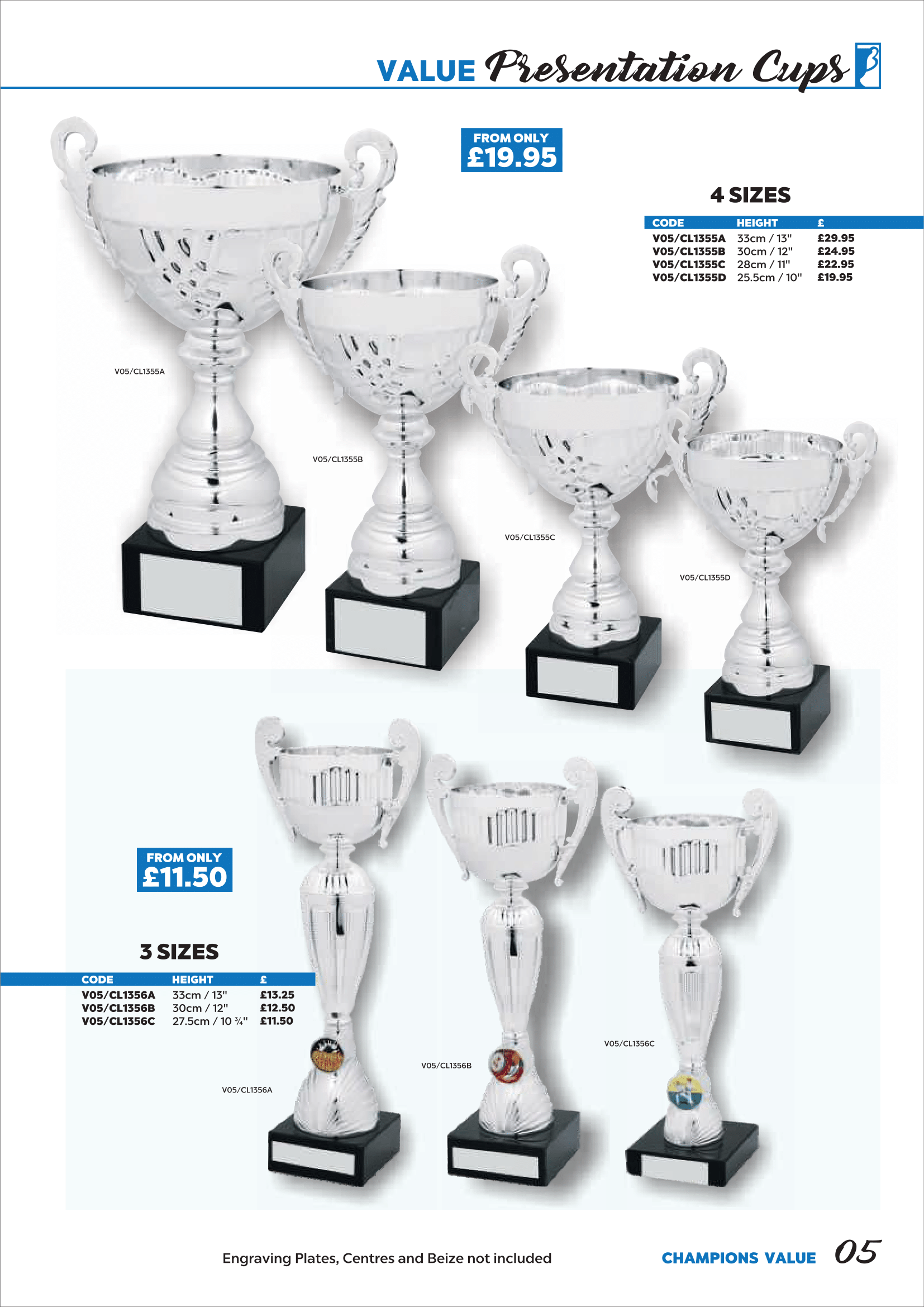 Sale Presentation Cups