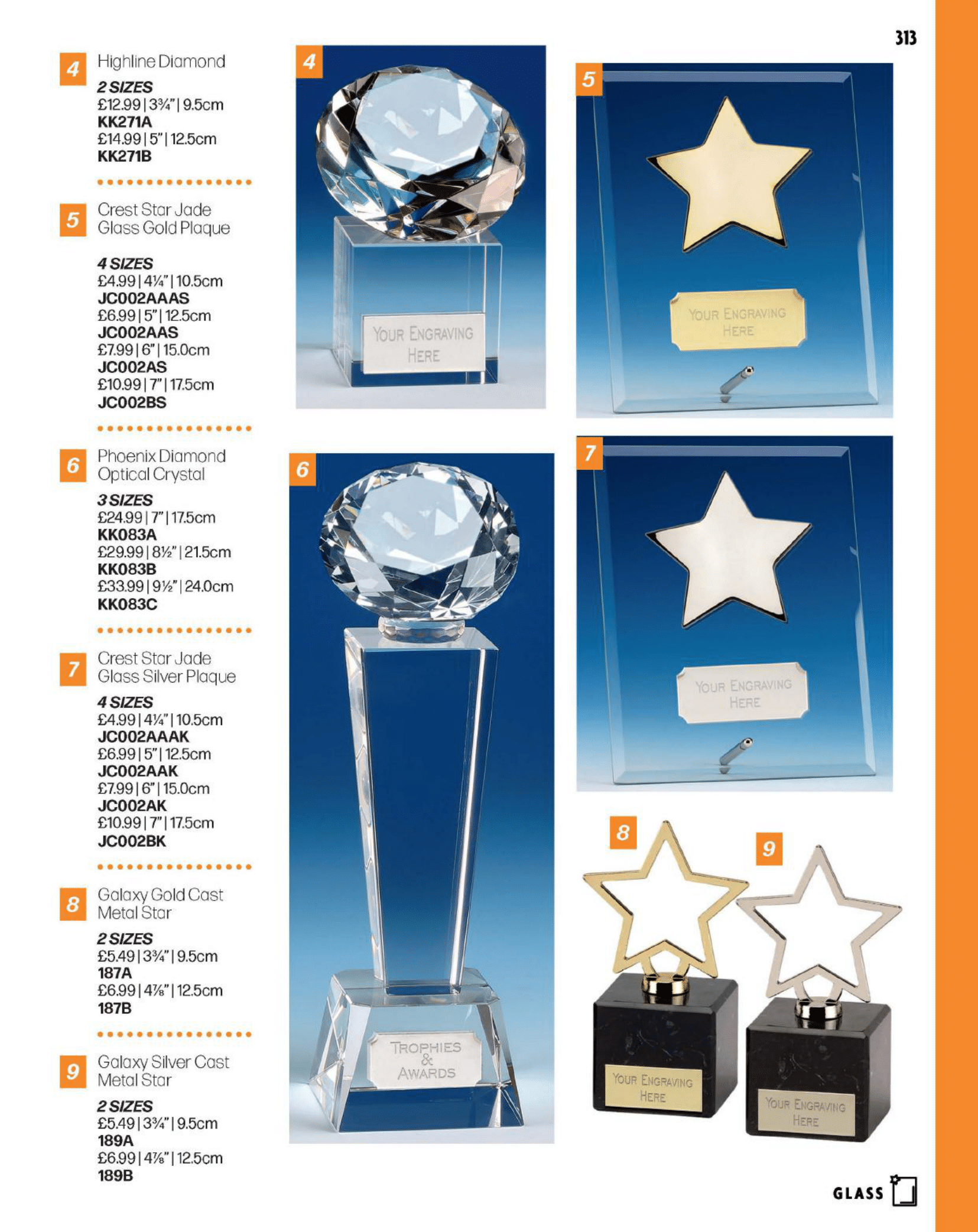 Stars - Glass Awards