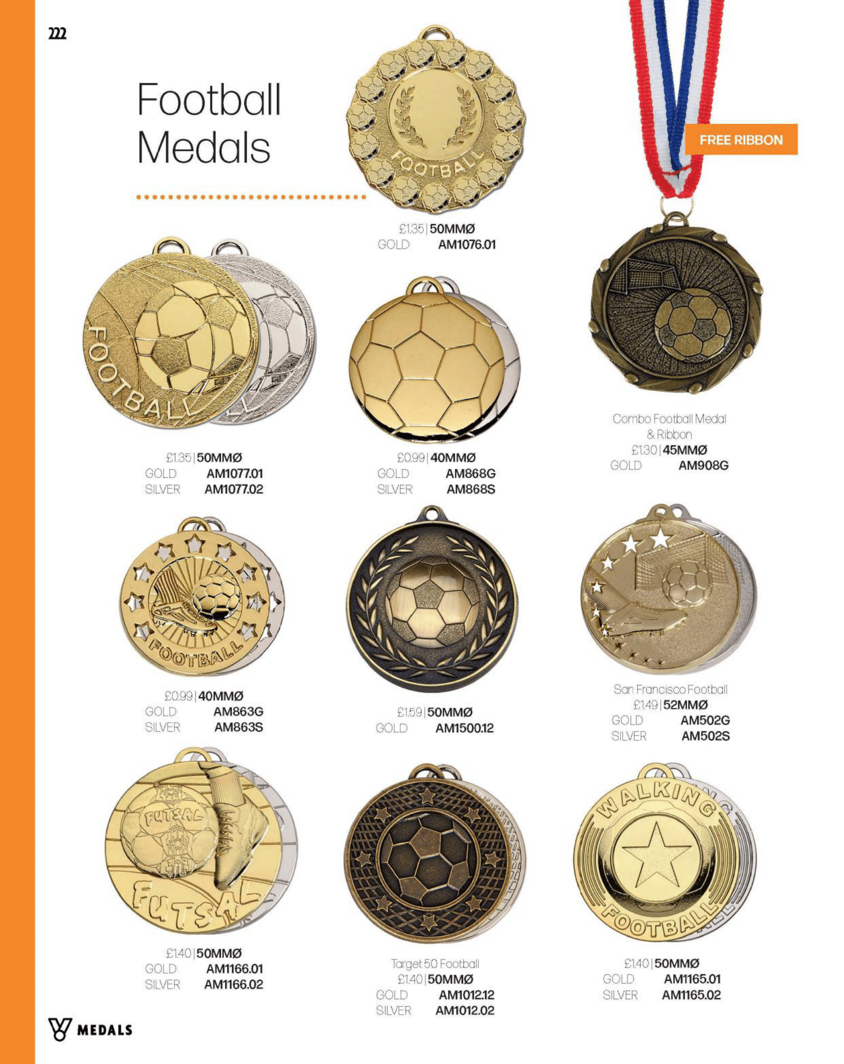 Football Medals